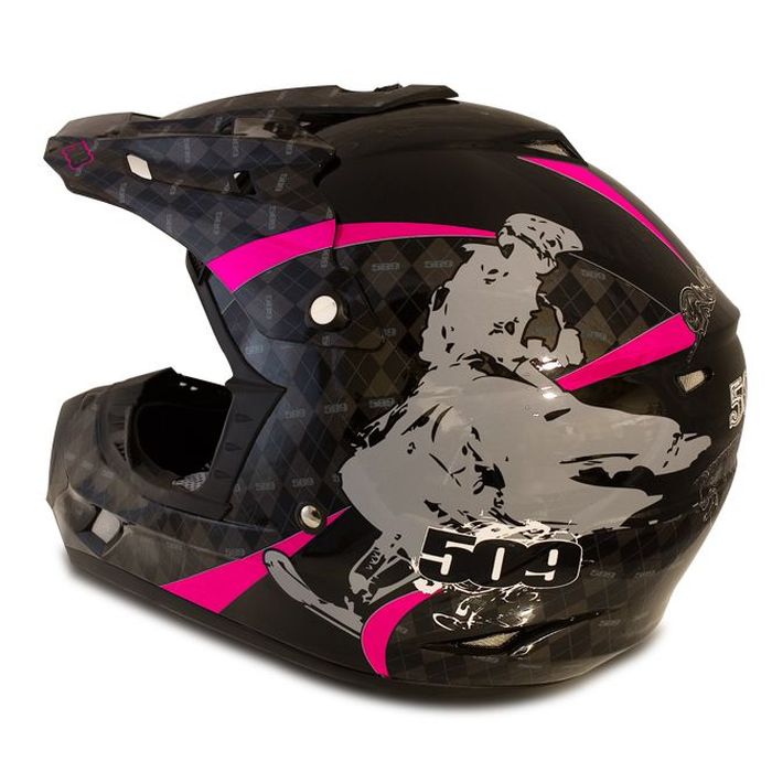 509 Evolution Snow Helmet - Argyle Pink - Small@ (509-HEL-ARP-SM)