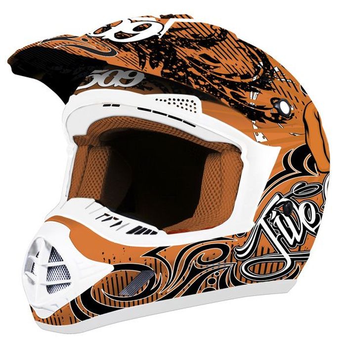 509 Evolution Snow Helmet - Snocross Orange - Small (509-HEL-SNO-SM)