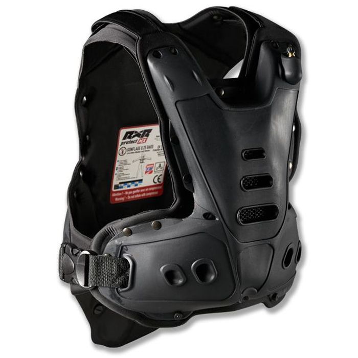 RXR RXR MX Body Chest Protection - Strongflex - Black/Black Adult ...