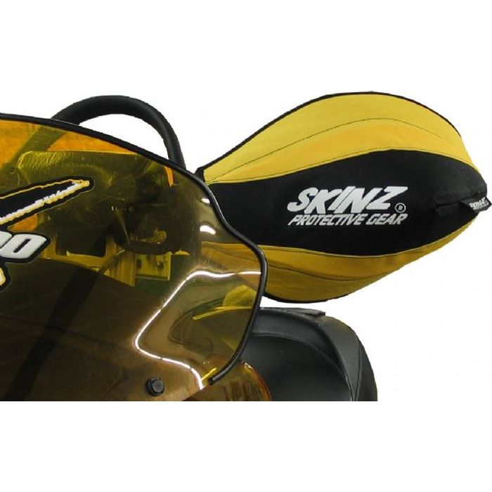 Skinz Heat Loc Hand Guards - Trail Series - Black/Yellow (HGT100-BK/YLW)