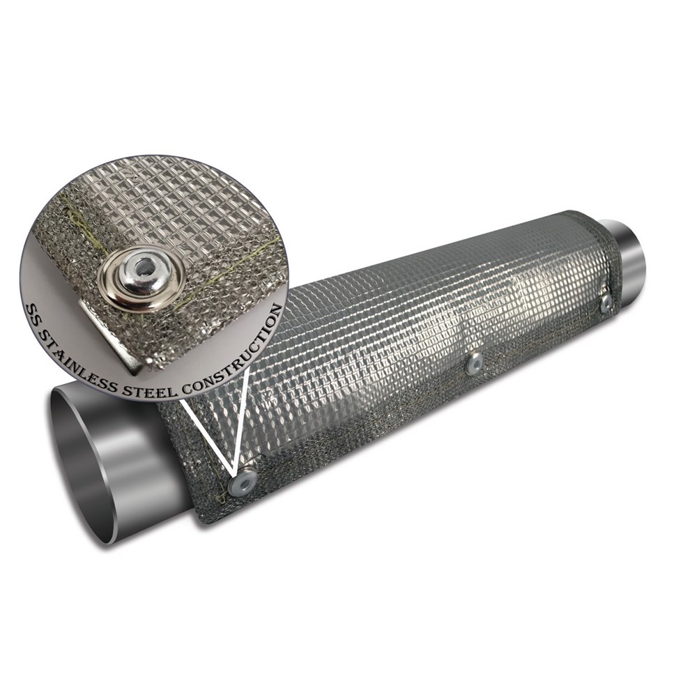 Thermo-Tec Thermo-Tec Stainless Steal Pipe Shield - 6" x 2' (11676)